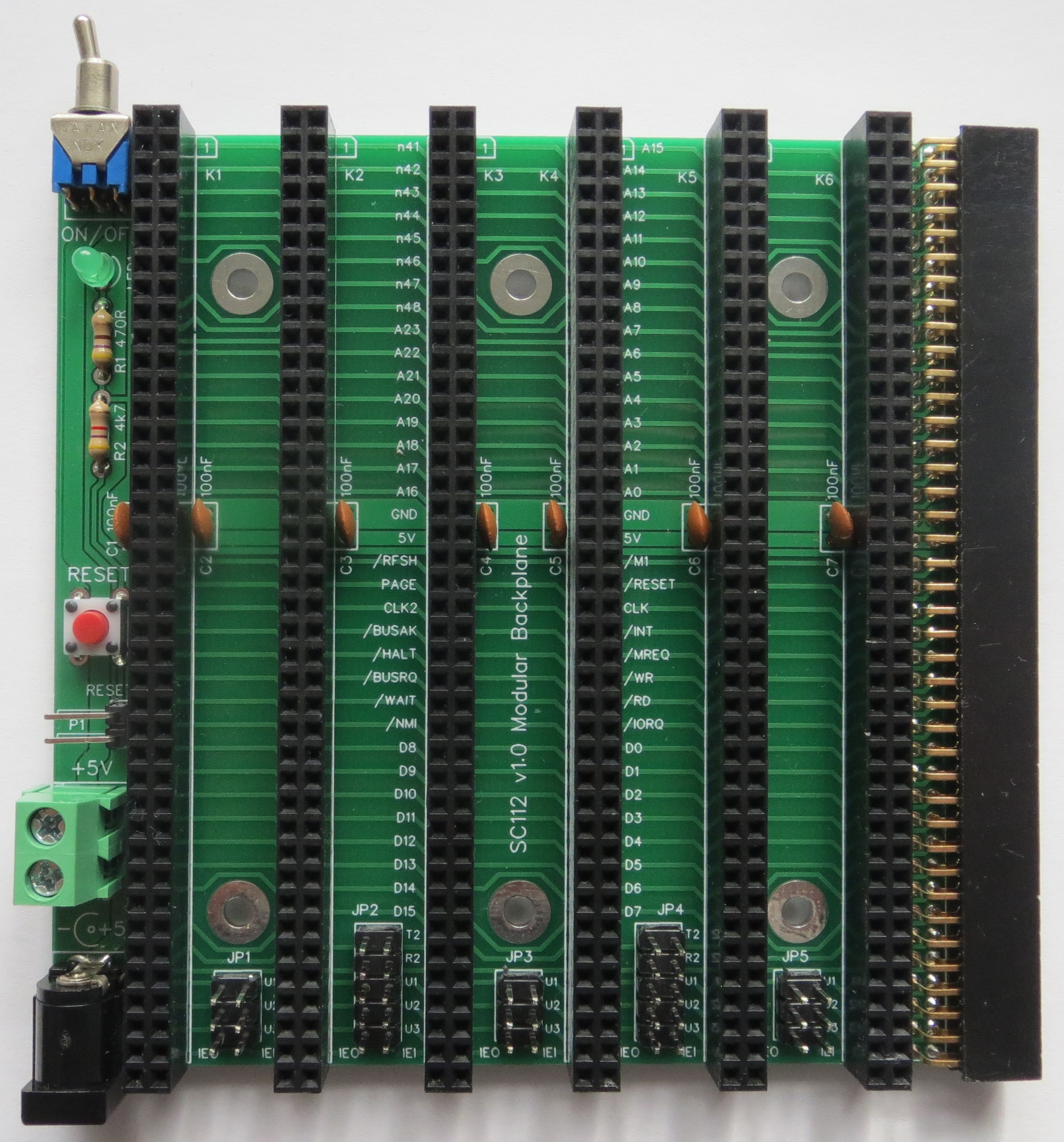 SC112 – Modular Backplane (RC2014) | Small Computer Central