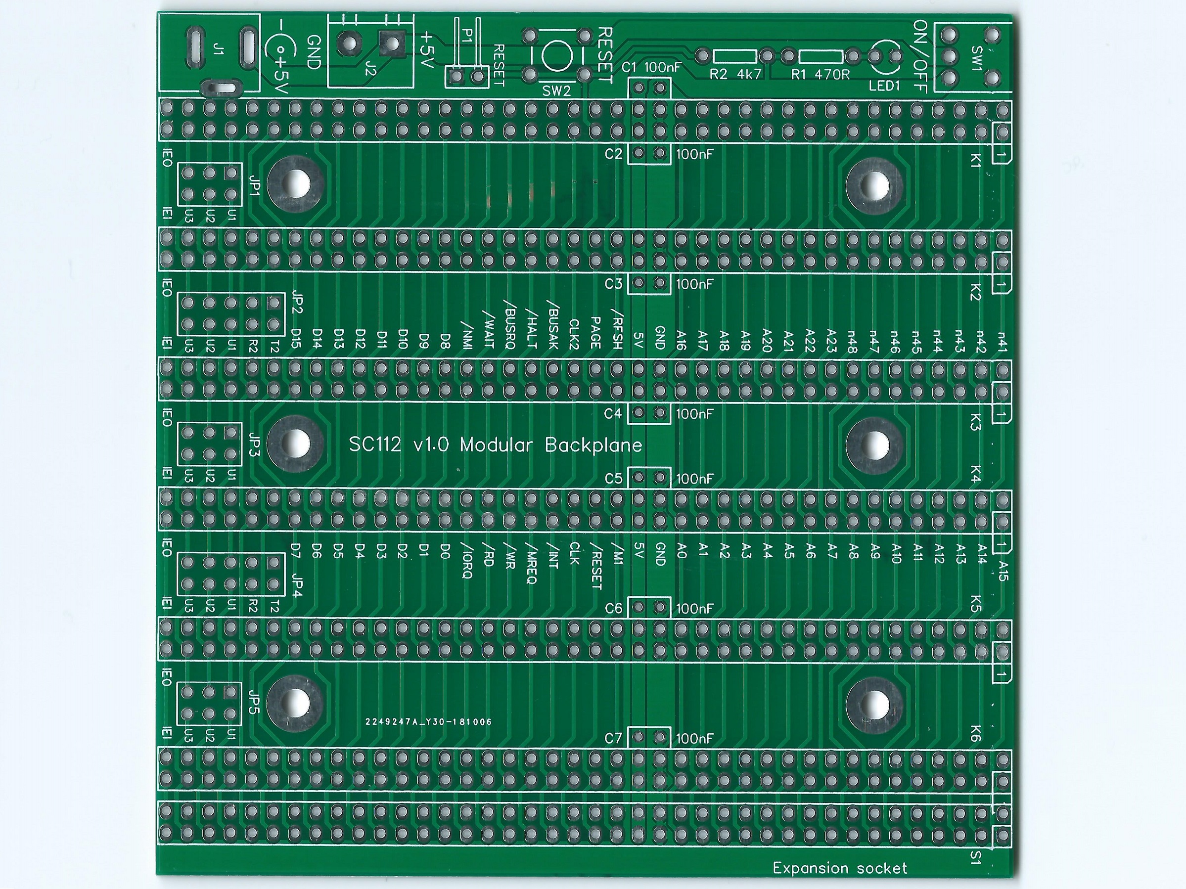 SC112 – Modular Backplane (RC2014) | Small Computer Central