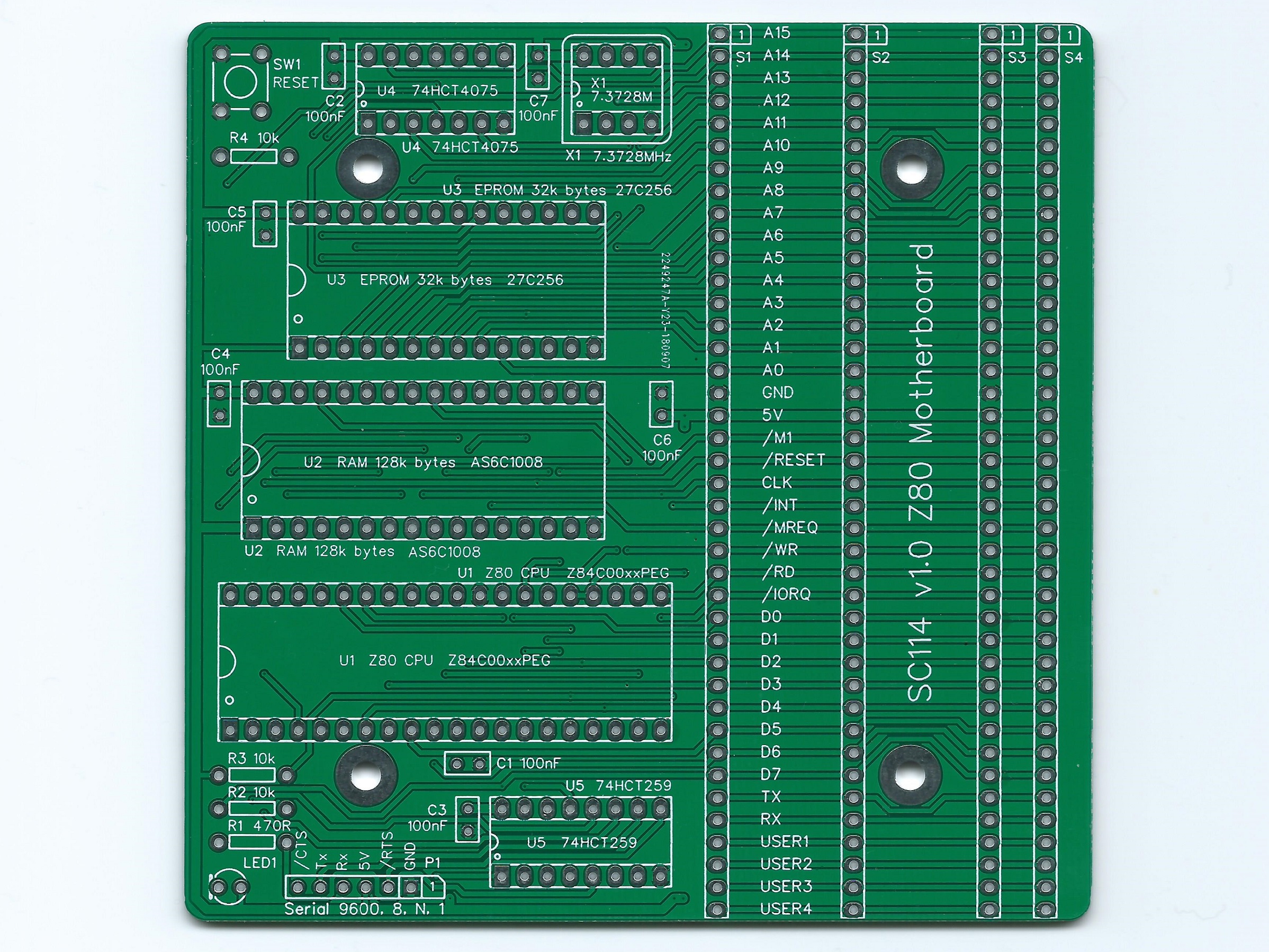 SC114 – Z80 Motherboard | Small Computer Central