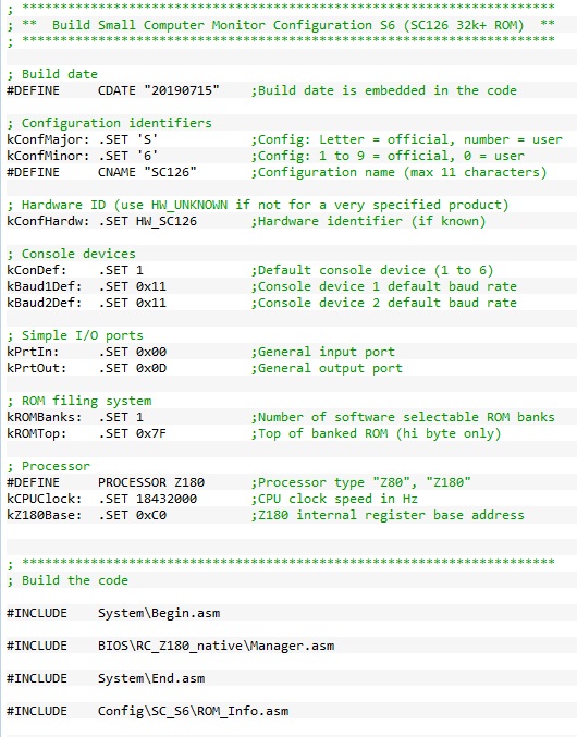 SCM, v1.1, Build.asm | Small Computer Central