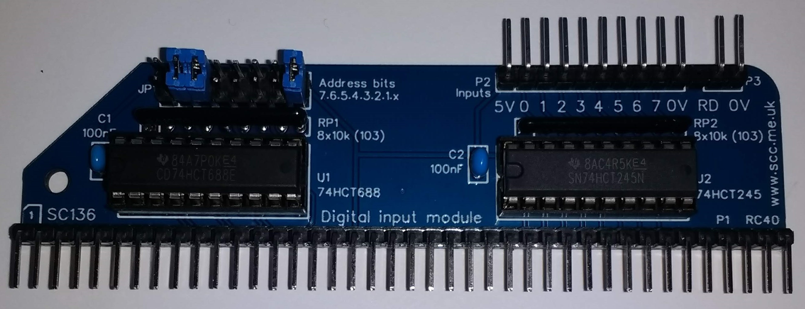 SC136 – Digital Input Module (RC2014) | Small Computer Central