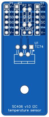 SC406 – I2C Temperature Sensor Module | Small Computer Central