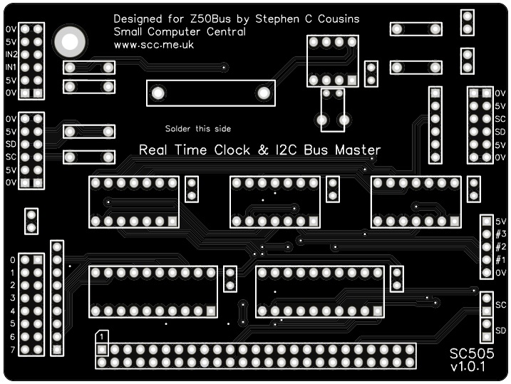 SC505 – RTC & I2C Card (Z50Bus) | Small Computer Central