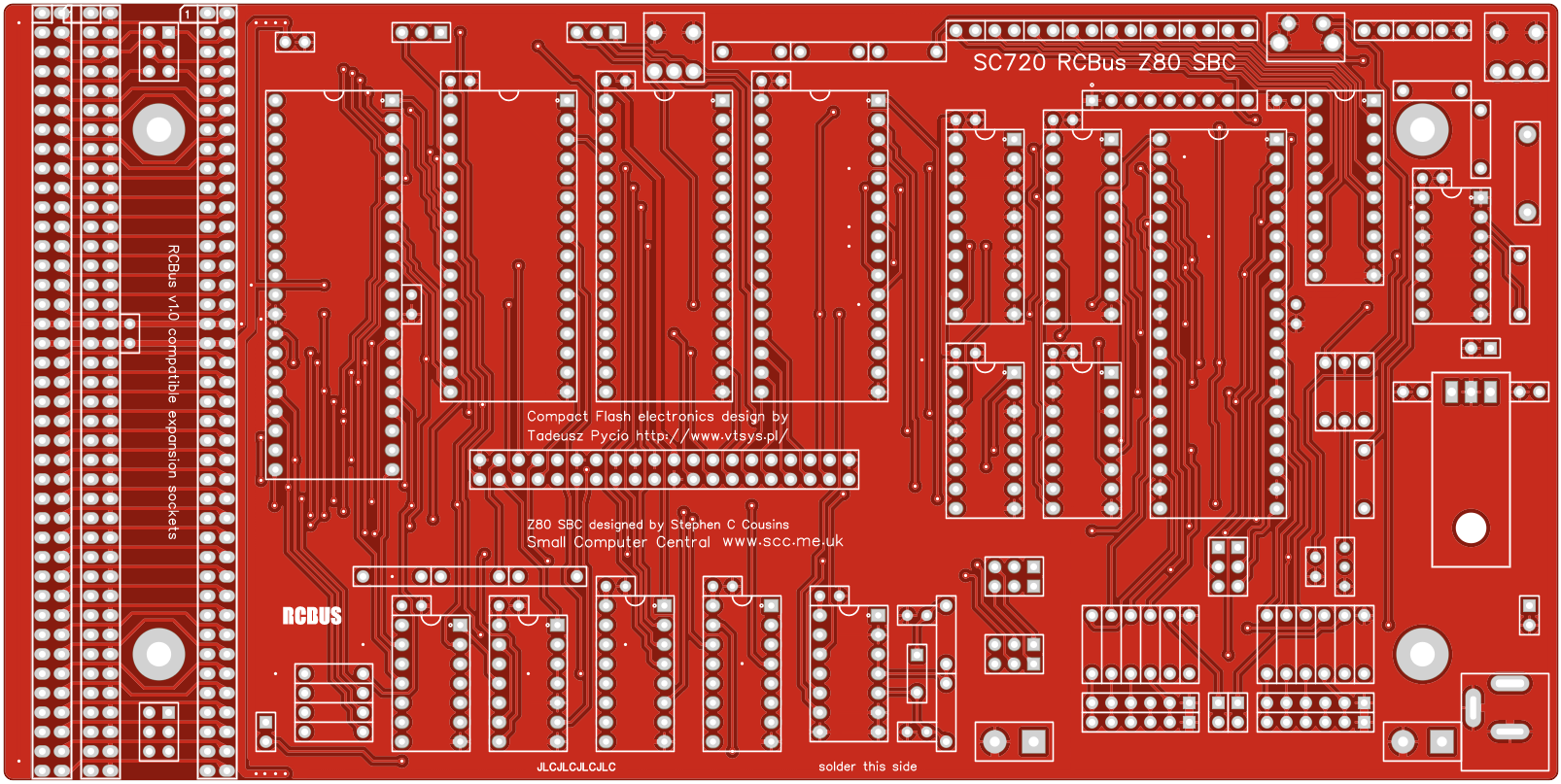 SC720 – RCBus Z80 SBC / Motherboard | Small Computer Central