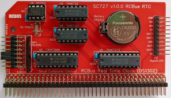 SC727 – RCBus RTC Module | Small Computer Central