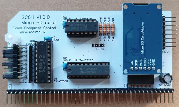 SC734 – RCBus Micro SD | Small Computer Central