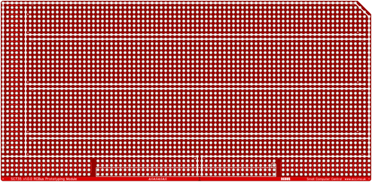 SC735 – RCBus Prototyping Module | Small Computer Central
