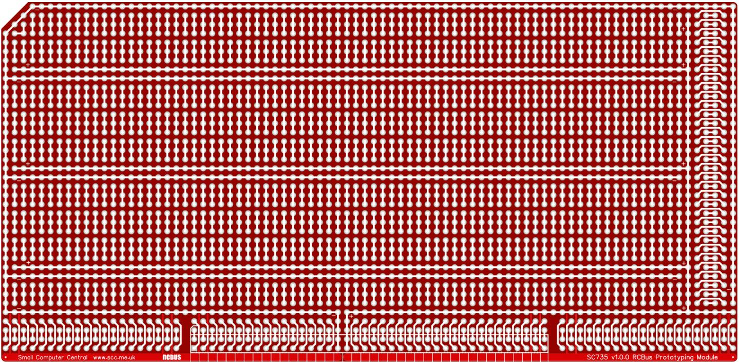 SC735 – RCBus Prototyping Module | Small Computer Central