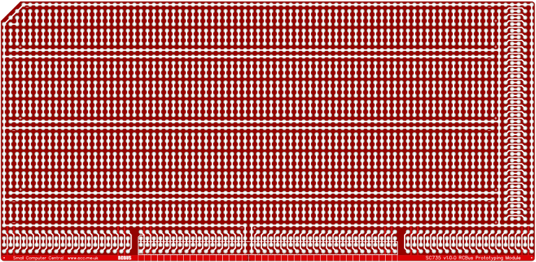 SC735 – RCBus Prototyping Module | Small Computer Central