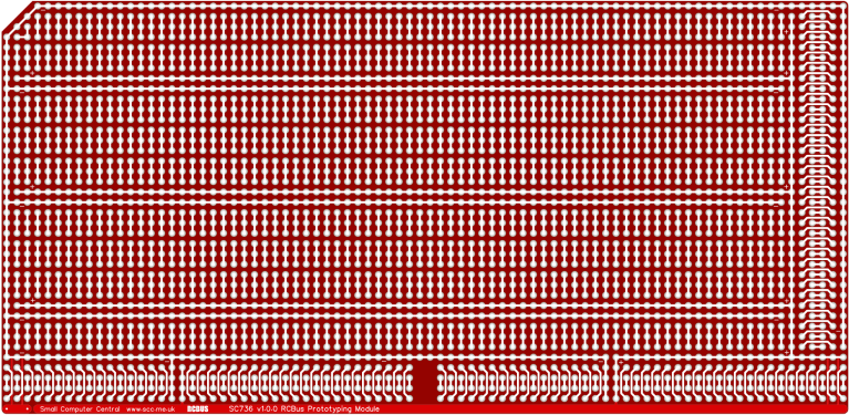 SC736 – RCBus Prototyping Module | Small Computer Central