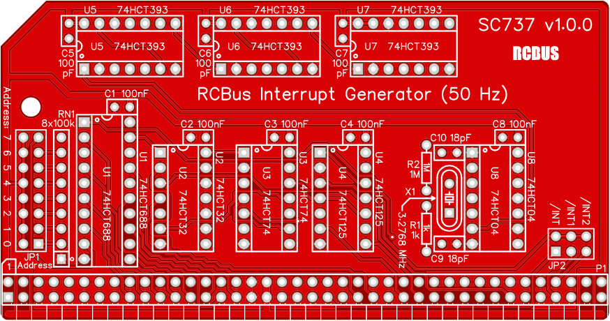 SC737 – RCBus Interrupt Module | Small Computer Central